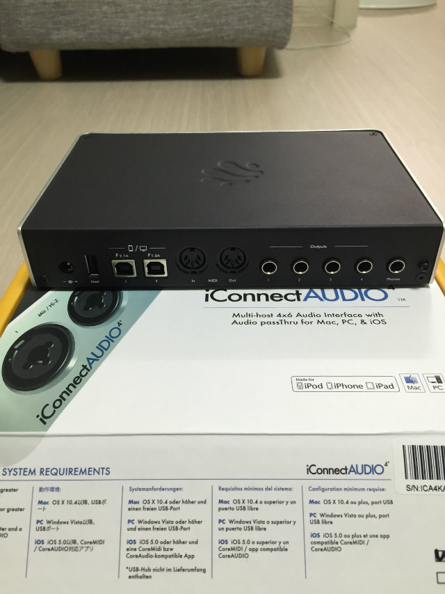 iConnectivity의 iConnectAUDIO4+ 입니다.(언박싱)