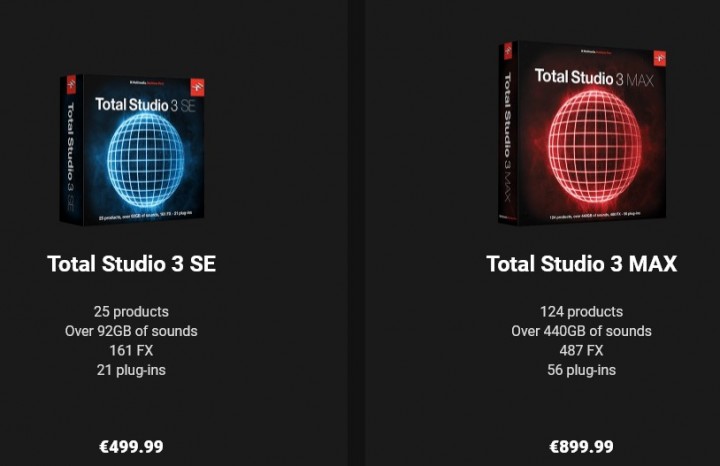 IK Multimedia 에서 Total Studio 3 MAX 발표