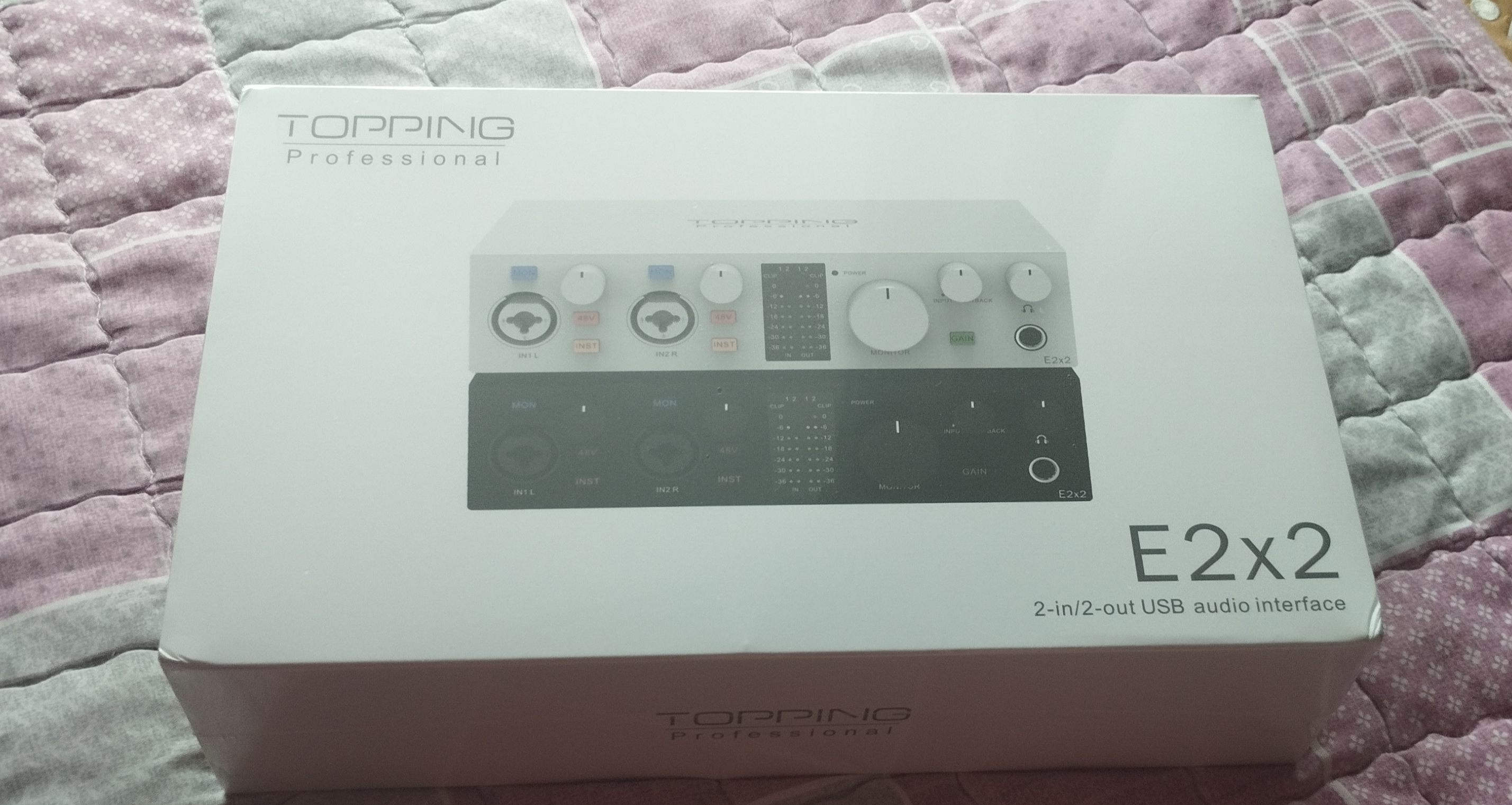 토핑 topping e2x2 미개봉신품 오디오인터페이스