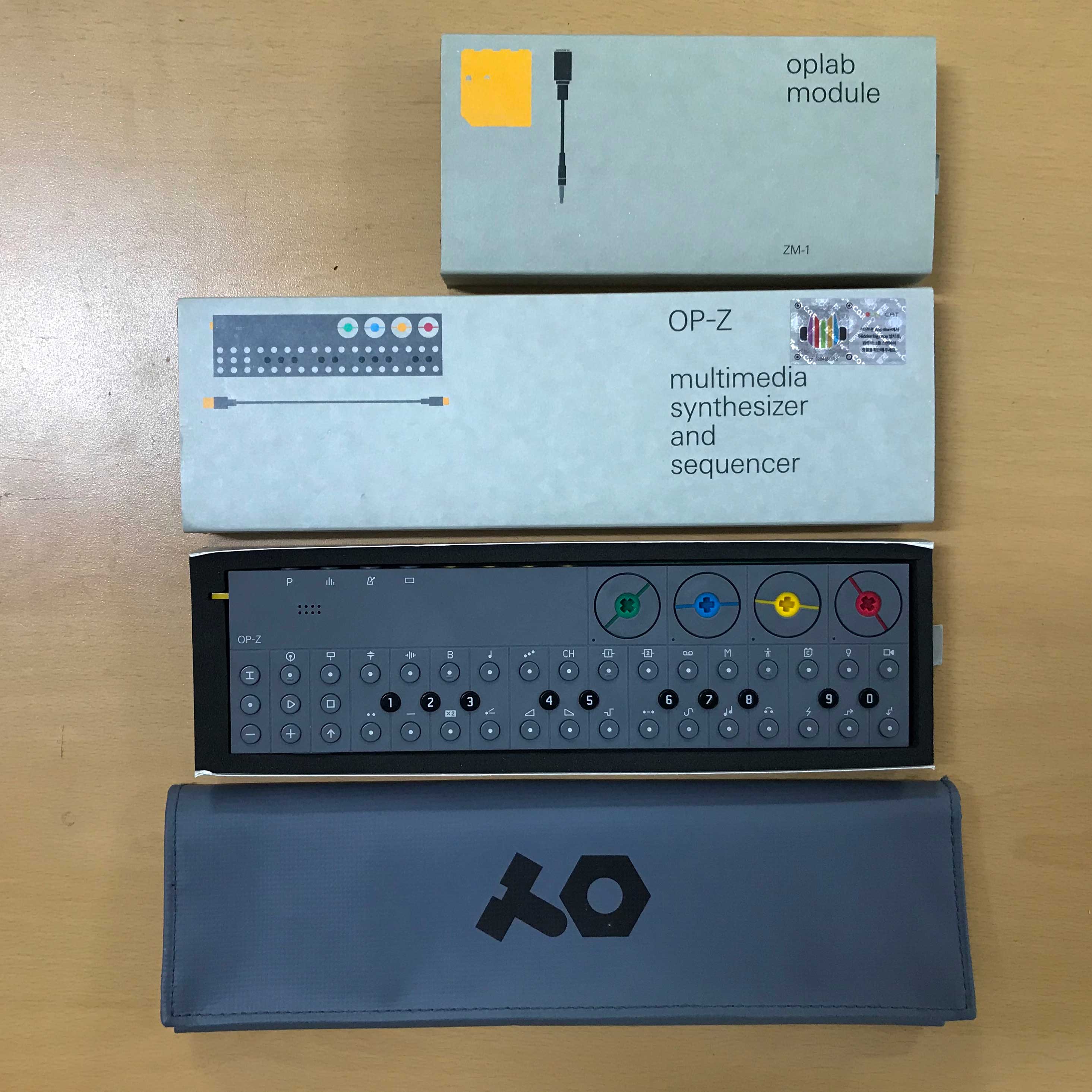 Teenage engineering op-z + oplab + 가방 + 스탠드 (풀박스)