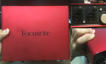 Focusrite Scarlett 18i8 1세대, Zoom FS01 풋스위치, Icon Neo Preamp 겸 DI박스