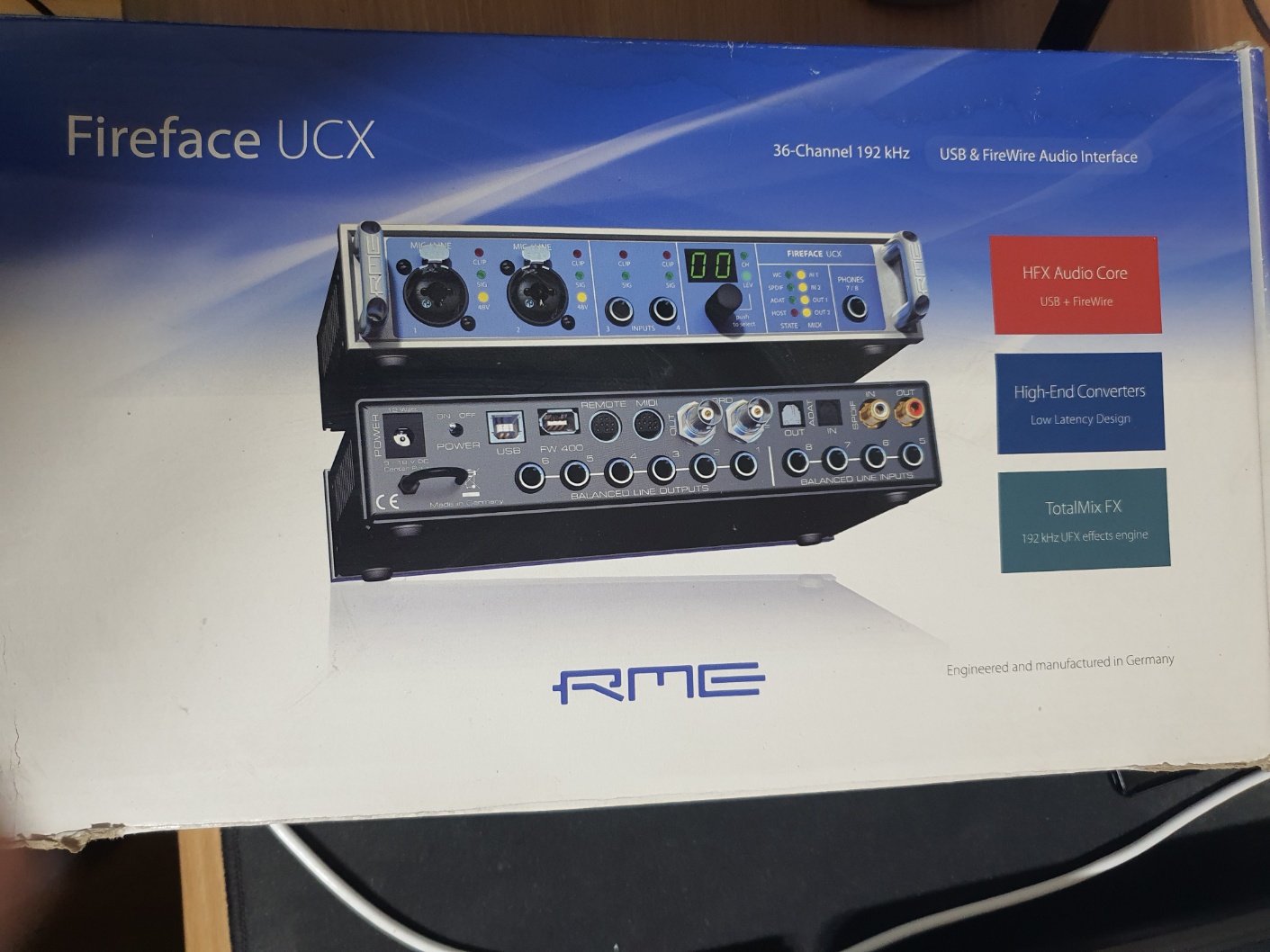 Rme Ucx 오디오인터페이스 판매합니다