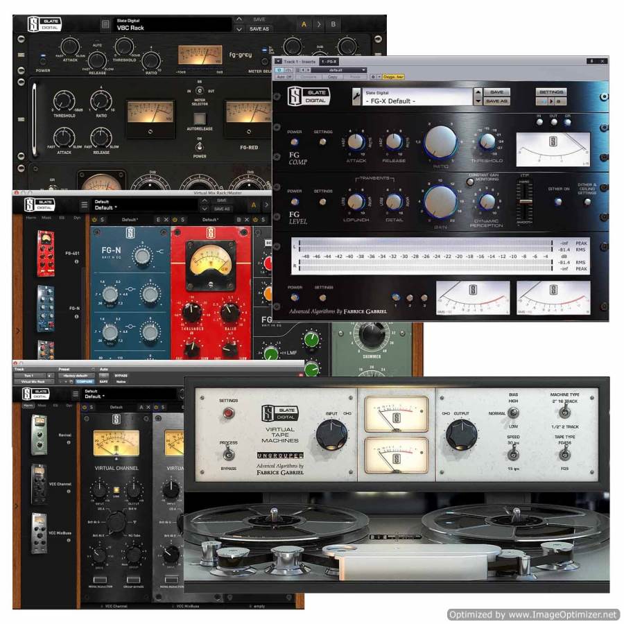 [플러그인] Slate Digital FG-X + VBC + VCC + VTM + VMR