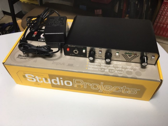 Studio Projects VTB1 preamp, Boss DD7