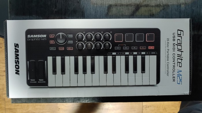 샘슨 그라파이트 미니건반 Samson Graphite M25 팝니다.