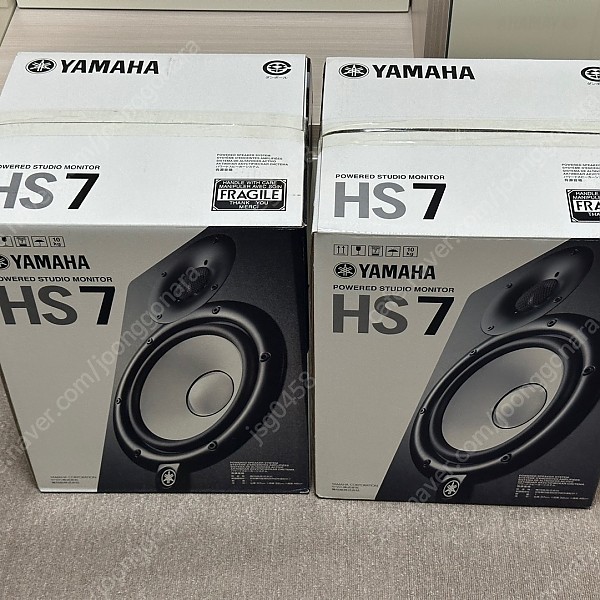 야마하 HS7 1조 풀박스 새상품 급 판매합니다