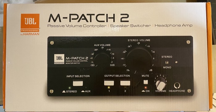 JBL M-Patch 2 패시브 모니터 컨트롤러 판매합니다.