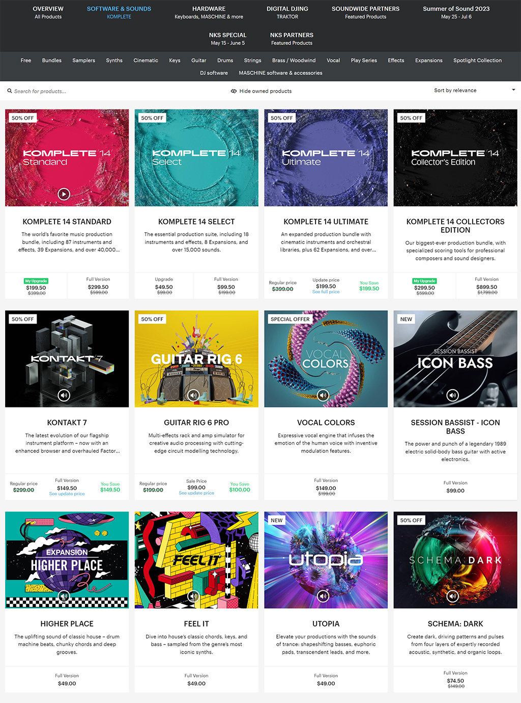 Native Instruments 여름 세일 시작!