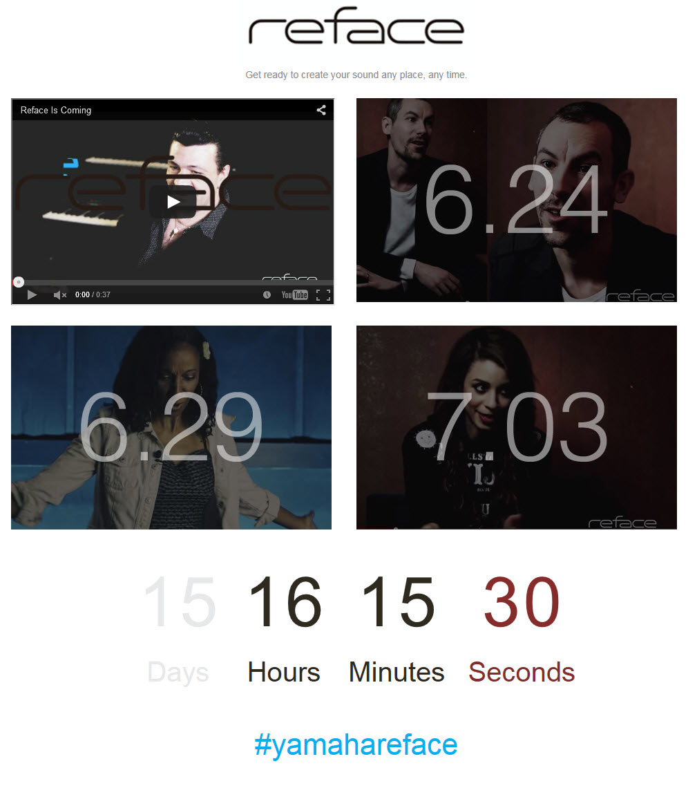 Yamaha - Reface 티저광고