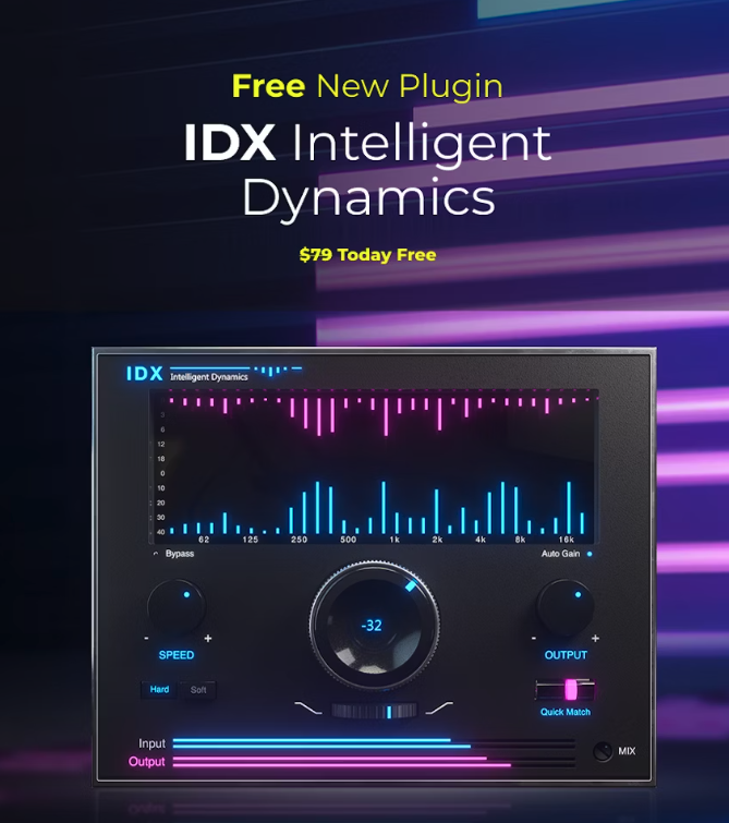 무료 Waves IDX Intelligent Dynamics 블랙 프라이데이 동안만 무료 다운로드