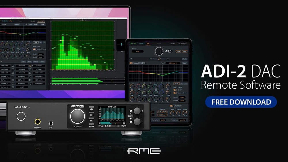 RME ADI-2 Remote 소프트웨어 발표
