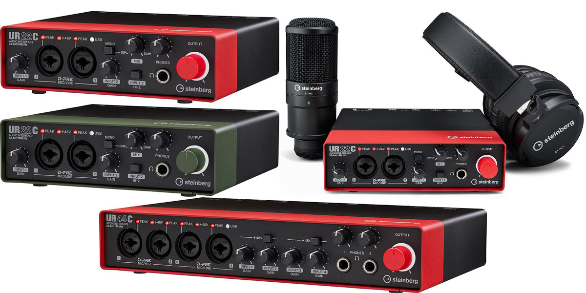 Steinberg UR-C 시리즈의 다양한 컬러버전 발표