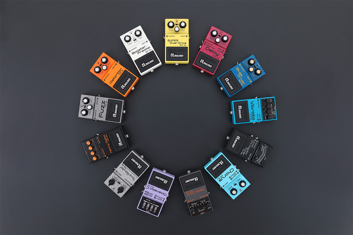 BOSS Waza Craft BP-1W Booster/Preamp 페달 발표