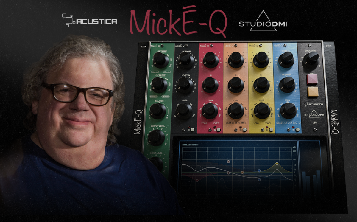 Acustica MickE-Q 플러그인 발표