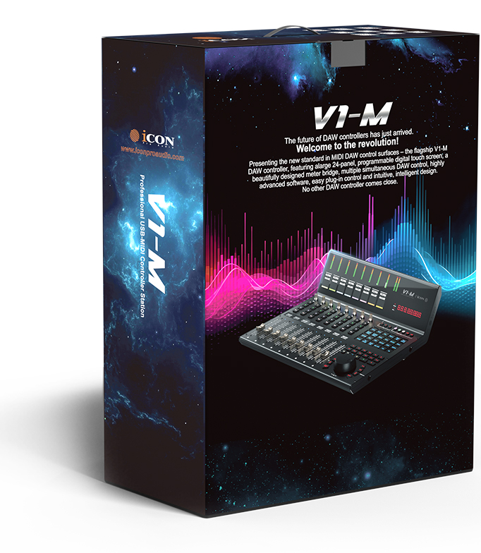 Icon 에서 V1-M & V1-X DAW controller 발표