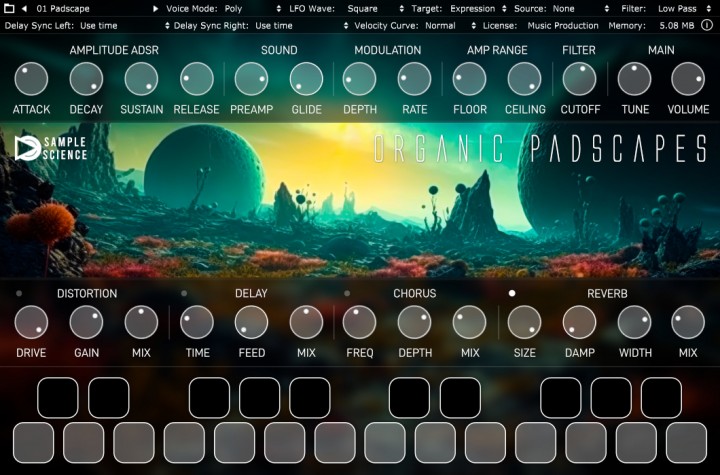 무료 Sample Science Organic Padscapes