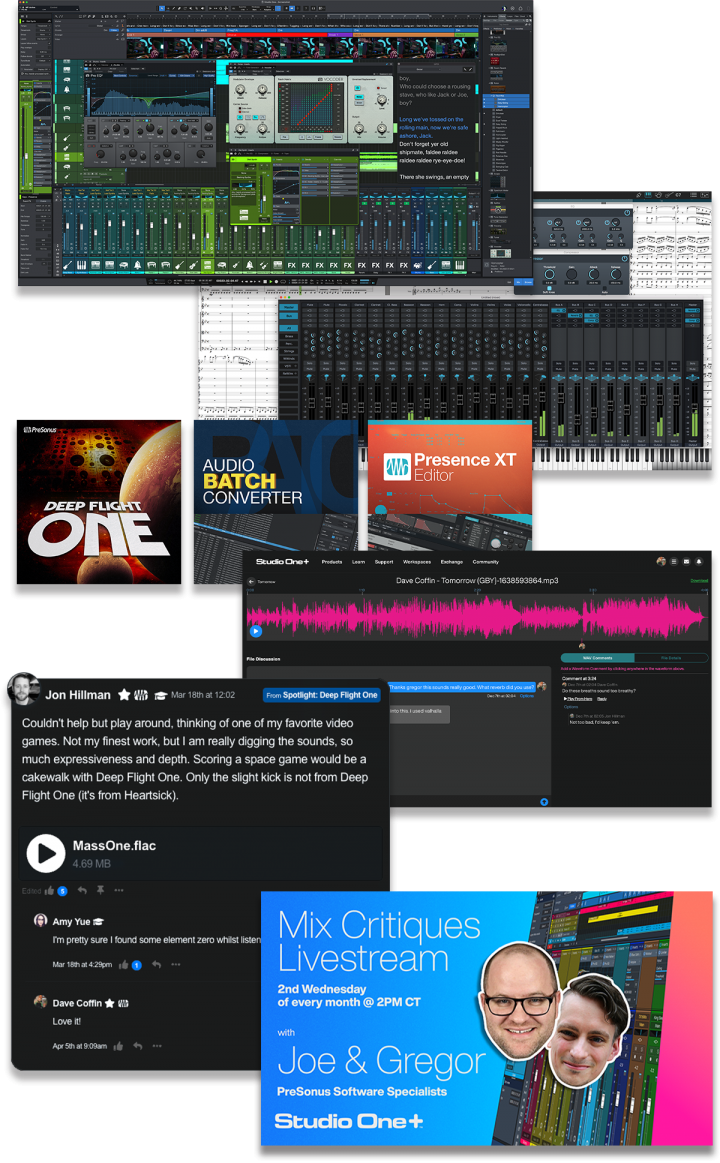 PreSonus Studio One + 발표