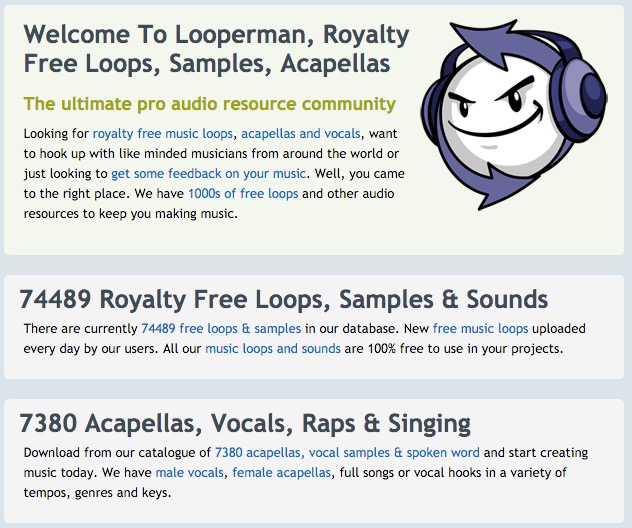 보컬, 아카펠라, 랩, 무료 샘플 라이브러리 대량 공급 - LooperMan 을 아십니까^^~