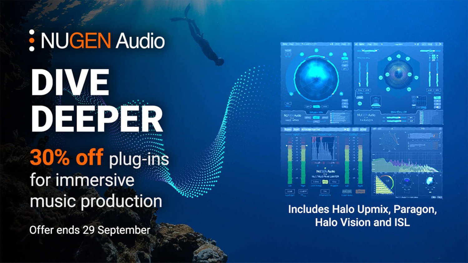 NUGEN 30% 세일, 9월 30일까지